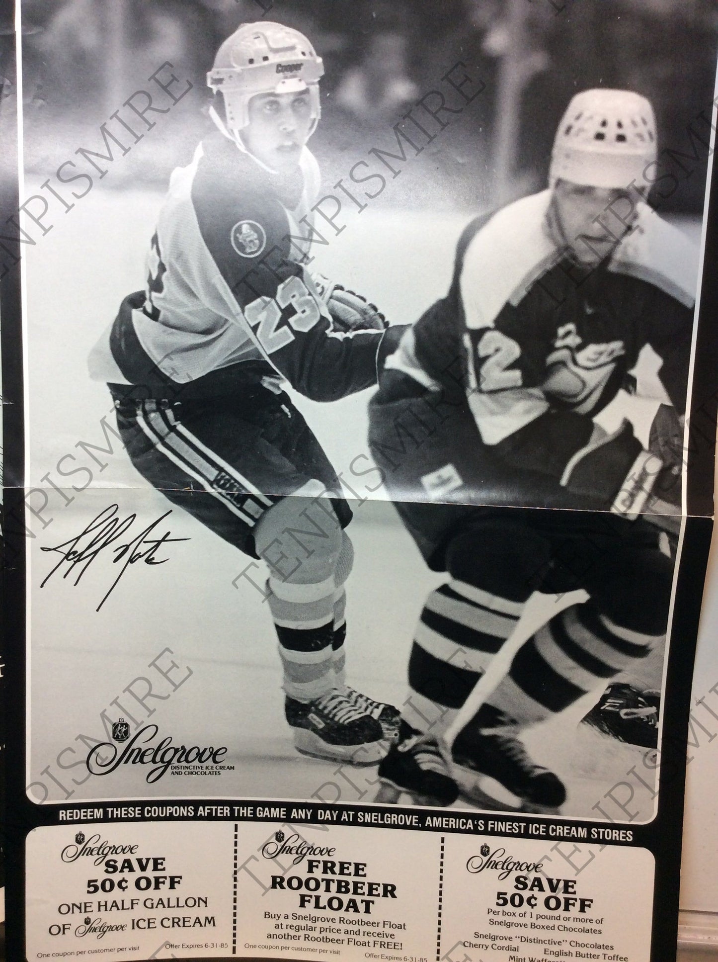 Salt Lake Golden Eagles Score Magazine 1984 – tenpismire